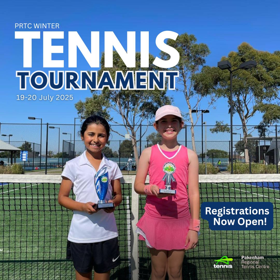 PRTC Winter Tennis Tournament - Registrations Now Open! - Cardinia Leisure